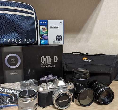 Olympus om-d e-m10 mark iii kit