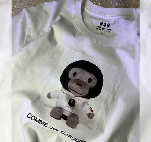 Футболка Bape x cdg