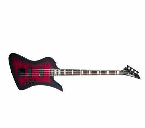 Jackson JS3Q Kelly Bird Transparent Red Burst