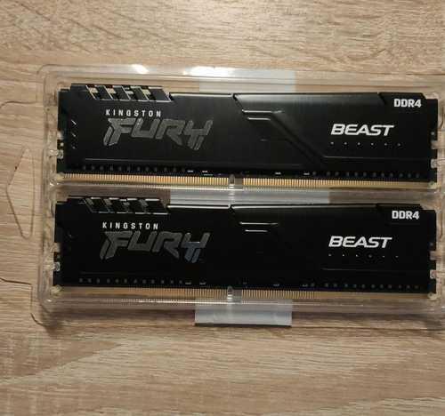 HyperX Fury Beast 32GB DDR4 3200Mhz Новая