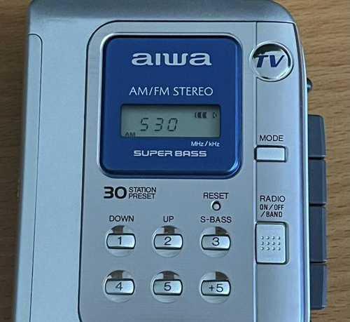 Кассетный радио аудио плейер Aiwa HS-TX427