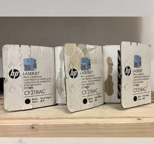 Картриджи HP CF218AC оригинал (есть безнал)