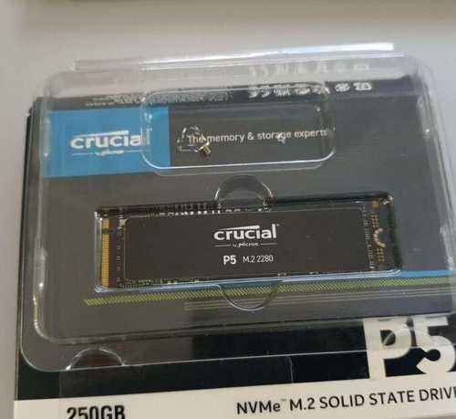 Ssd m2 nvme crucial p5 250gb