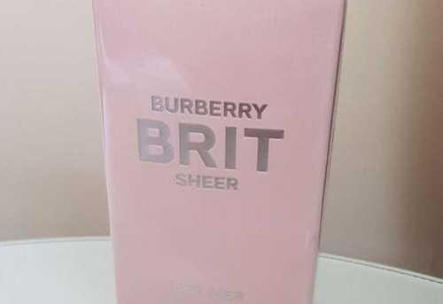 Burberry Brit sheer, новые