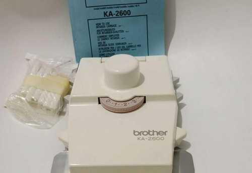 Каретка интарсии Brother KA-2600 3класс Япония