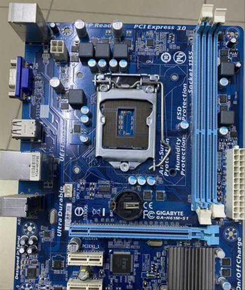 Материнская плата gigabyte h61m s1 rev4