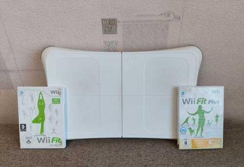 Nintendo Wii balance board + wii fit/ fit plus