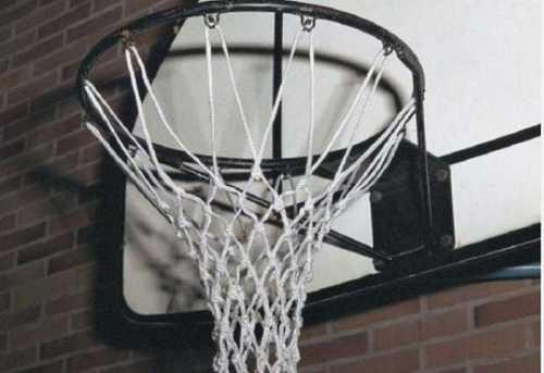 Сетка баскетбольная нить 4,5 мм веревка белая A1