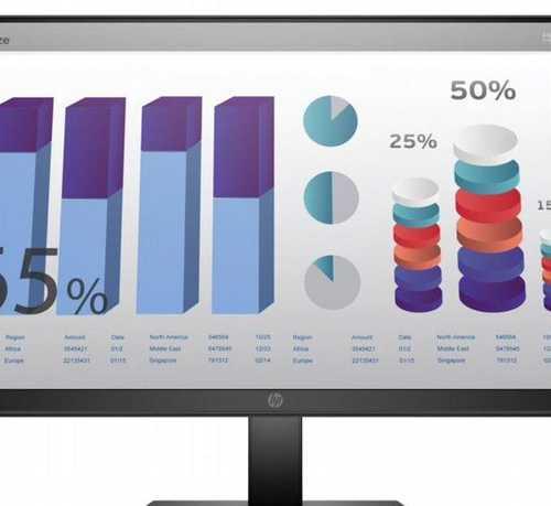 Монитор HP P24q G4 23,8 Monitor 2560x1440 QHD, IPS