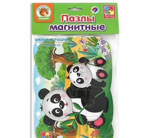 Магнитные пазлы «Мои первые игры – Зоопарк», Vladi Toys (Влади Тойз)