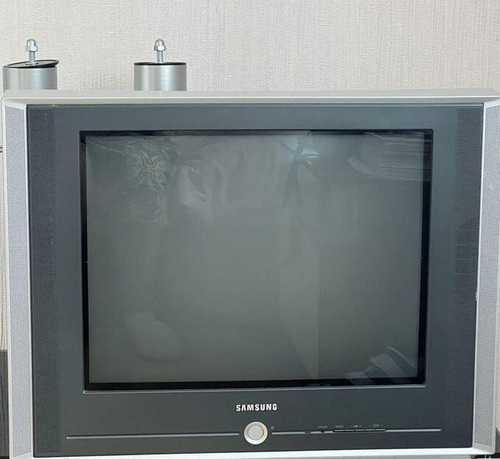 Телевизор ламповой цветной Samsung бу