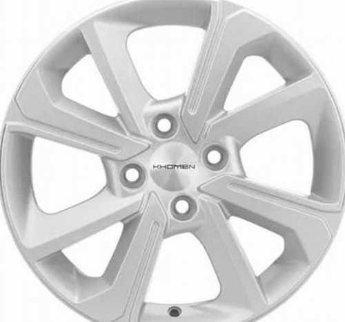 Диски Khomen KHW 1501 6x15 4*100 ET46 DIA54.1 F-Silver Литой