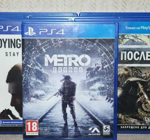 Диск на ps4 Metro Exodus / Метро Исход