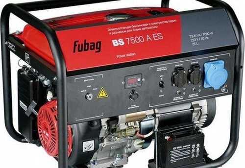 Генератор бензиновый fubag BS 7500 А ES с возможно