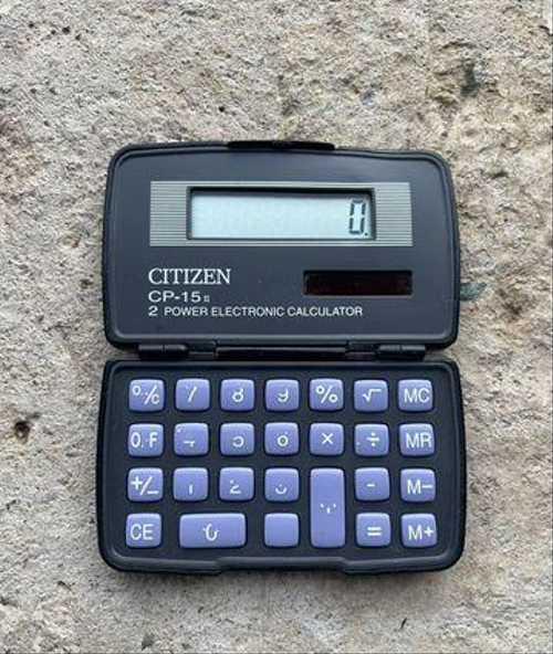Калькулятор citizen cr-15