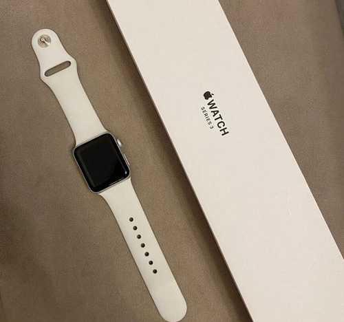 Часы Apple watch 3 38 mm белые