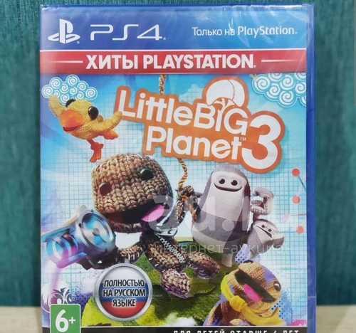 Little big planet 3 Ps4 Новый в упаковке