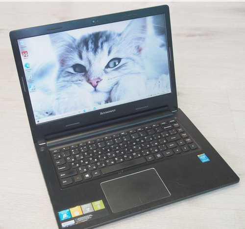 Тонкий лёгкий Lenovo 14" Intel 8ram SSD256 нов.акб