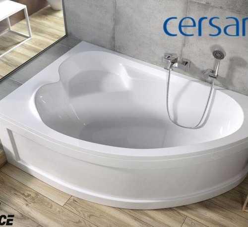 Акриловая асимметричная ванна Cersanit Kaliope