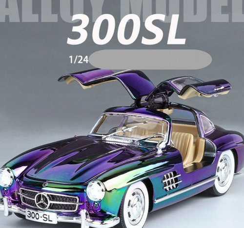 Модель металлической машинки mercedes 300 SL