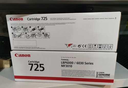 Canon 725 картридж оригинал Япония