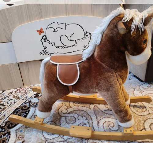 Игрушка конь качалка
