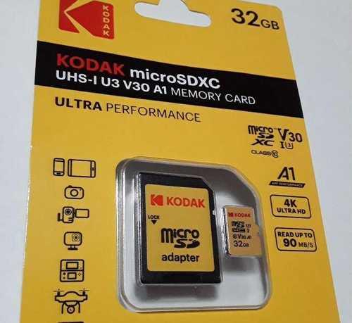 Карта памяти sdxc Kodak. 32Gb