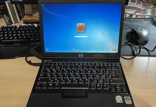Маленький ноутбук HP nc2400 (с SSD)