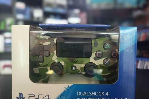 Геймпад DualShock 4 v2 Зеленый камо Оригинал Новый