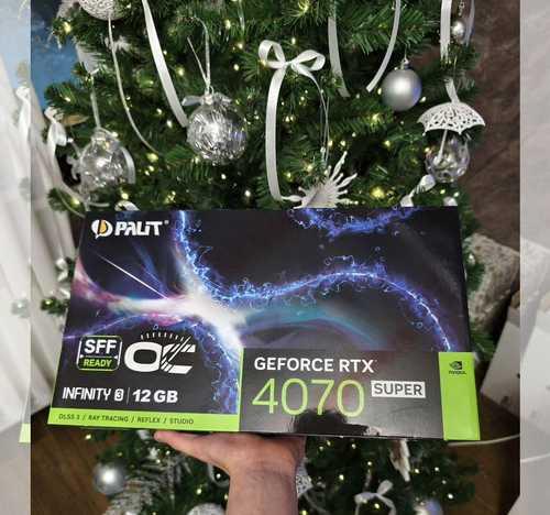 Видеокарта Palit RTX 4070 super infinity 3 OC Нова