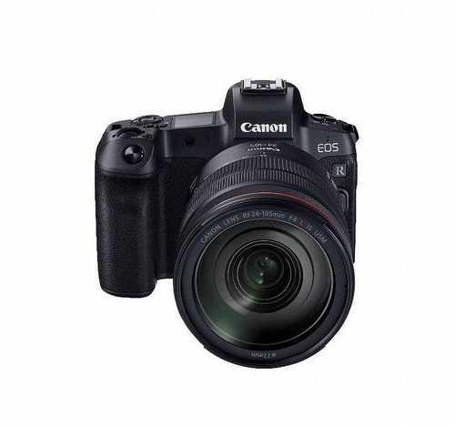 Беззеркальный фотоаппарат Canon EOS R kit RF 24-105mm f/4 с адаптером EF-EOS R