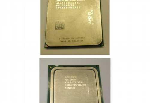 Процессор AMD A4-6300 Intel Pentium 4 630