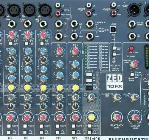 Микшерный пульт Allen & heath zed10fx