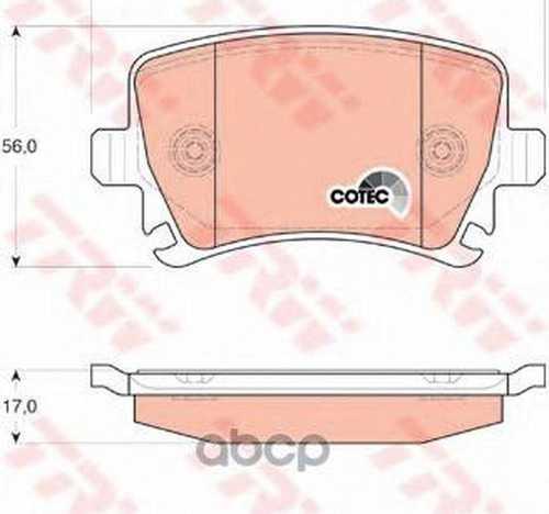 Колодки тормозные audi A3/A4/A6/skoda octavia/Y