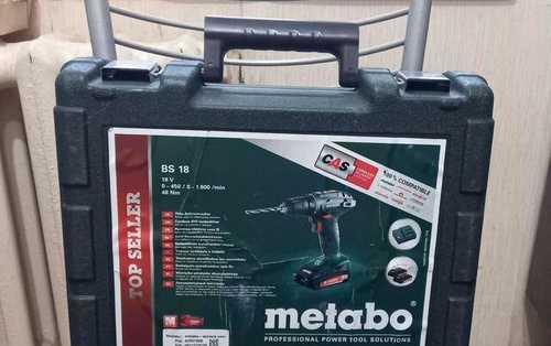 Шуруповерт metabo BS 18 1.5Ah