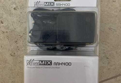 Аналоговый микшер Behringer micromix MX400