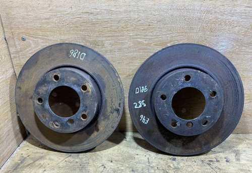 Комплект передних тормозных дисков BMW E46 D186