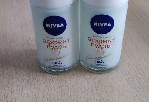 Дезодорант nivea женский эффект пудры