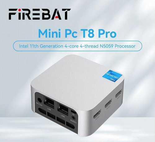 Мини-пк firebat T8 Pro, Intel N5095 8/256 Гб