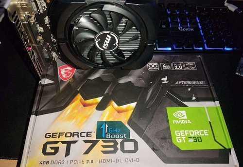 Видеокарта MSI GeForce GT 730 4 гб
