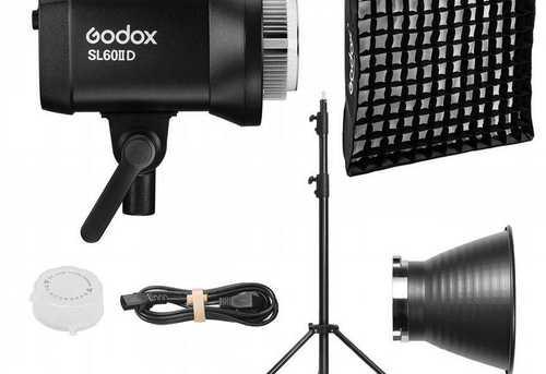 Godox sl60iiD + Godox 60x60 + стойка 280 см