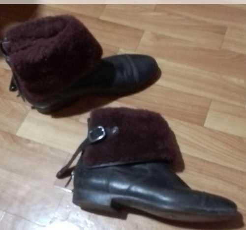 Угги Ugg в пайетках,ботильоны