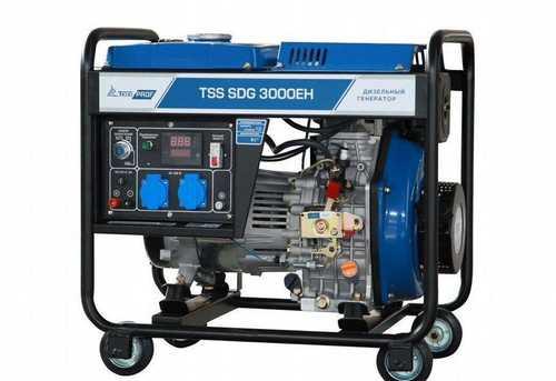 Дизельный генератор 3 кВт TSS SDG 3000EH