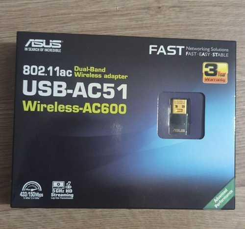 Wi-Fi адаптер asus USB-AC51