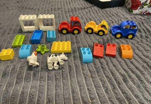 Lego duplo машинки и ферма