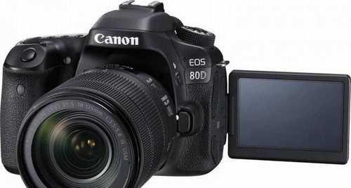 Фотоаппарат Canon 80D kit 18-135 nano