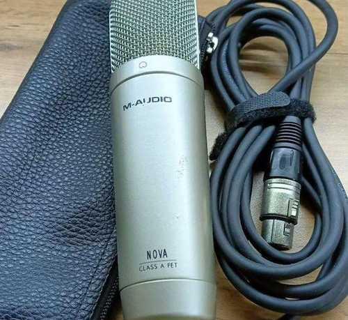 Студийный конденсаторный микрофон M-Audio Nova