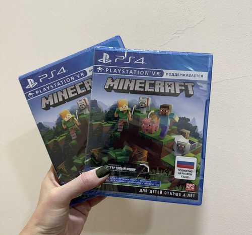 Minecraft ps4 новый диск