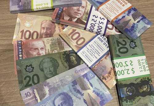 Пачка канадских долларов (сувенирные)