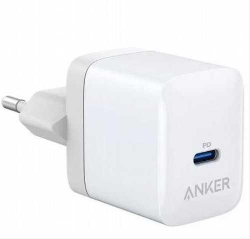 Сетевая зарядка anker PowerPort III 20W белый (RU)